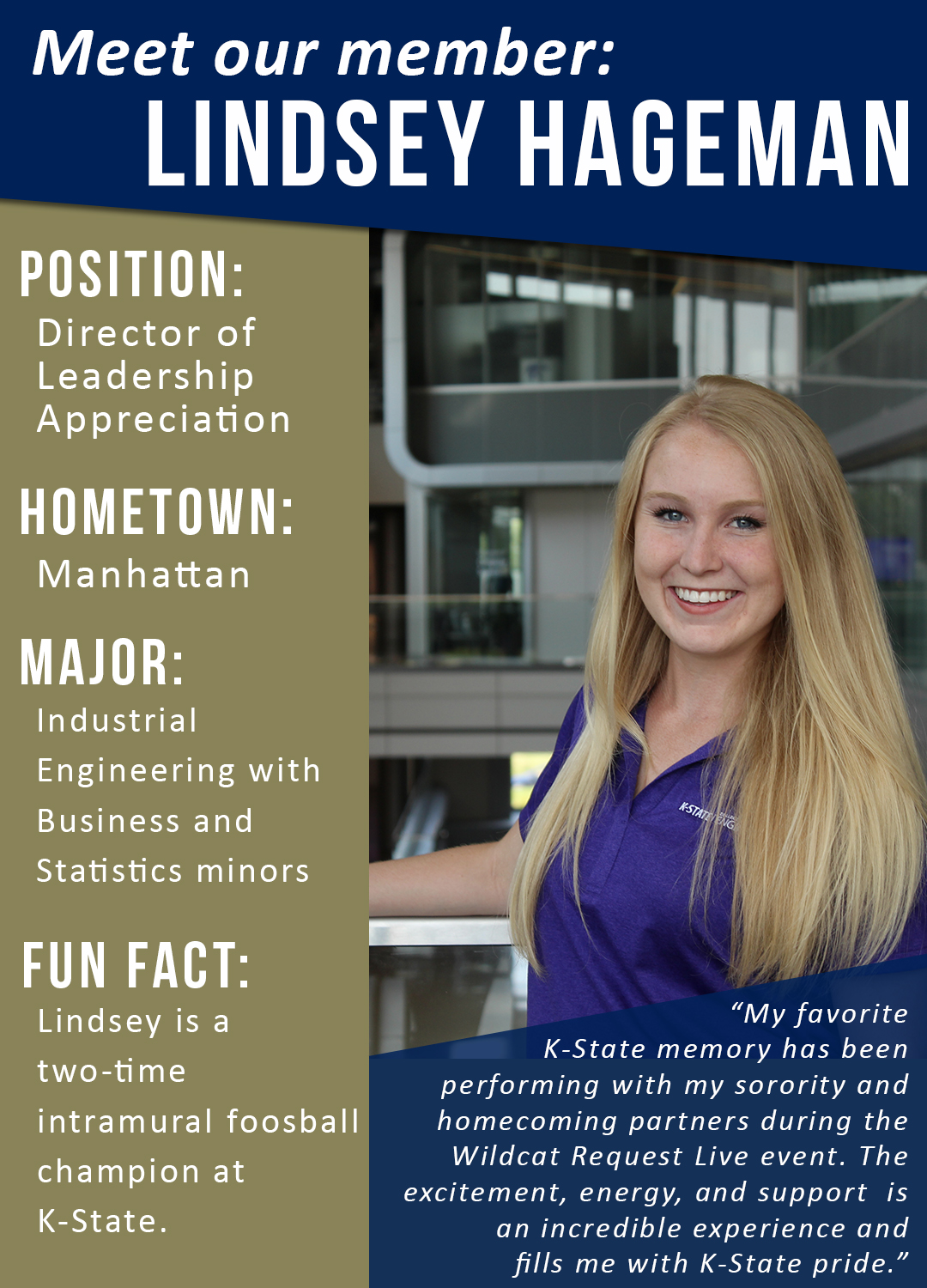 Current Blue Key Class