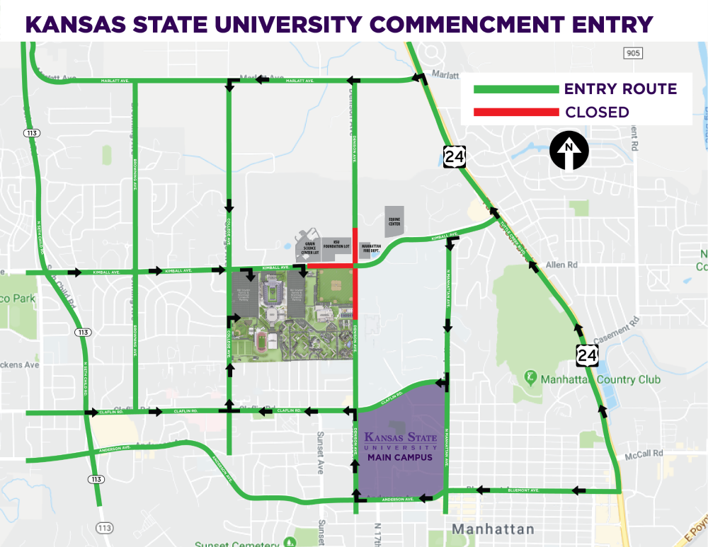 Parking at K-State Commencement Ceremonies