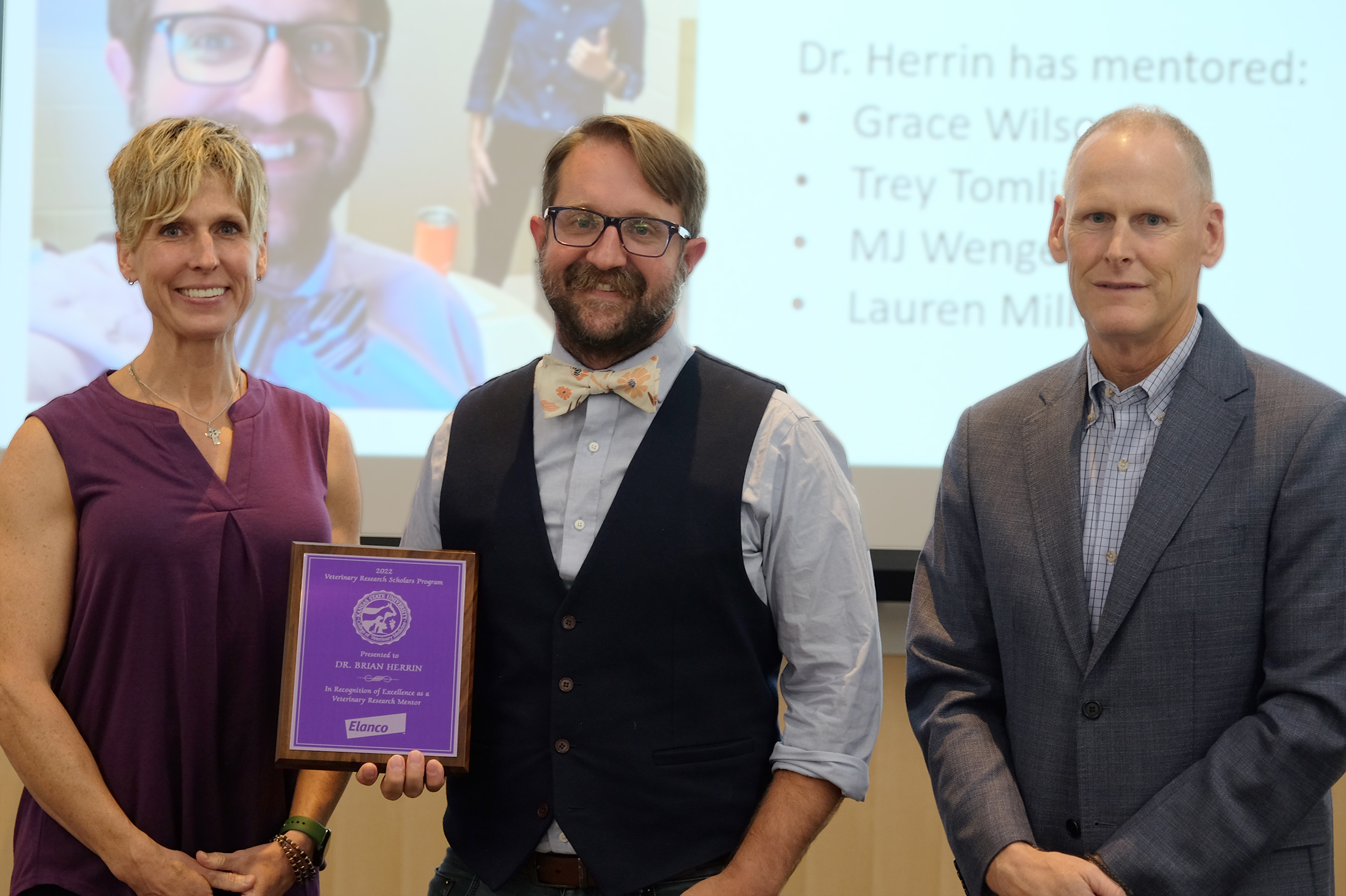 Summer veterinary research program branches out, honors Brian Herrin ...