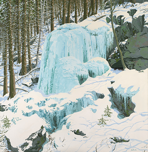 K-State Beach Museum of Art exhibition features Neil Welliver landscapes