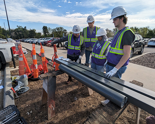 K-State engineering students get applied learning through EV charging ...
