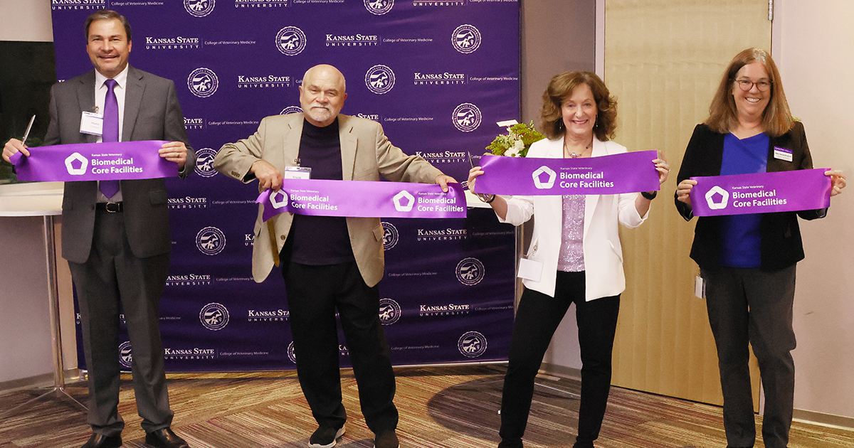 College of Veterinary Medicine launches NIH-funded, multidisciplinary Biomedical Core Facilities