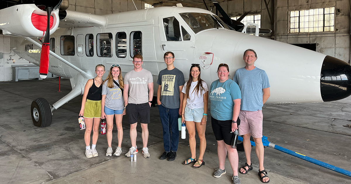 K-State research takes flight to combat woody encroachment with ...