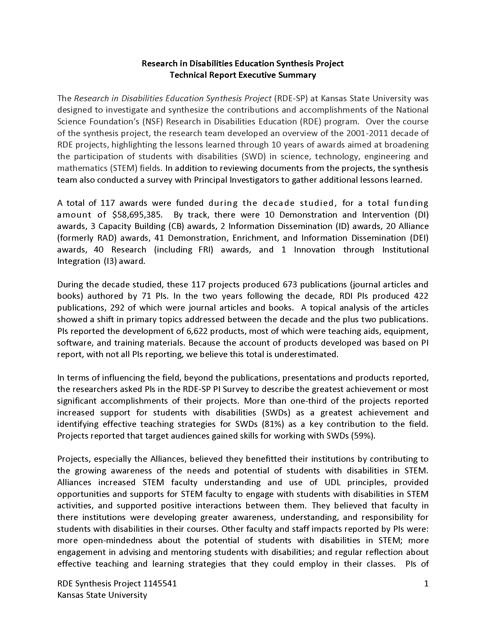 Technical Report