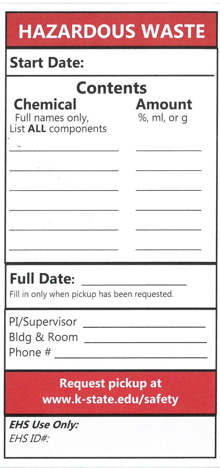 Environmental Health and Safety | Kansas State University